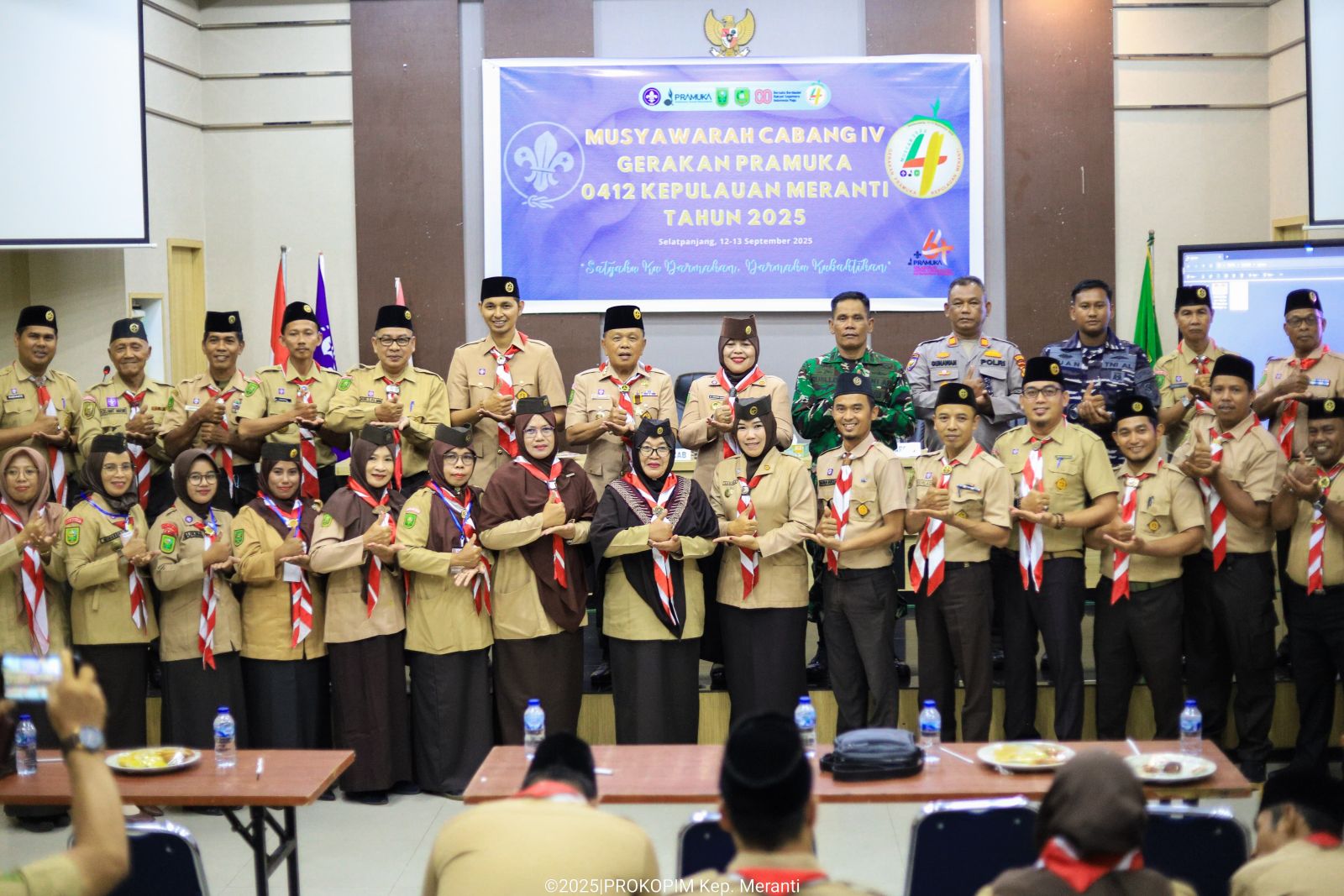 Selaku Mabicab Bupati Asmar Buka Musyawarah Cabang IV Gerakan Pramuka Kepulauan Metanti Tahun 2025